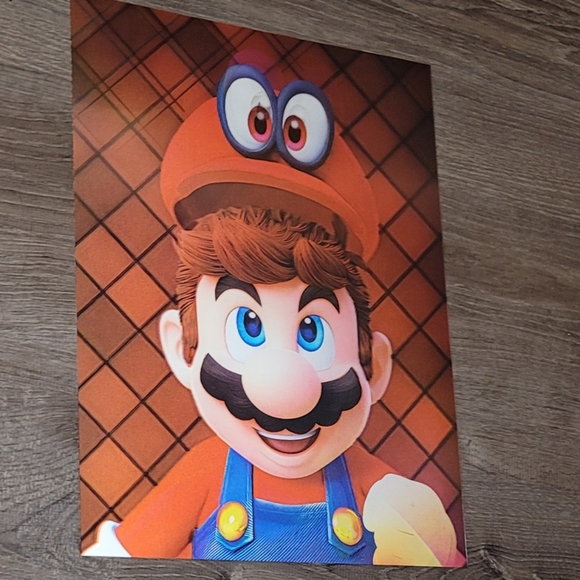 Art | Super Mario Bros 3d Holographic Lenticular Poster | Poshmark
